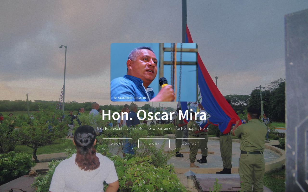 Hon. Oscar Mira Belize Politician